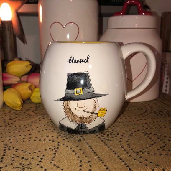 Rae Dunn | Holiday | Rae Dunn Blessed Mug With Pilgrim | Poshmark